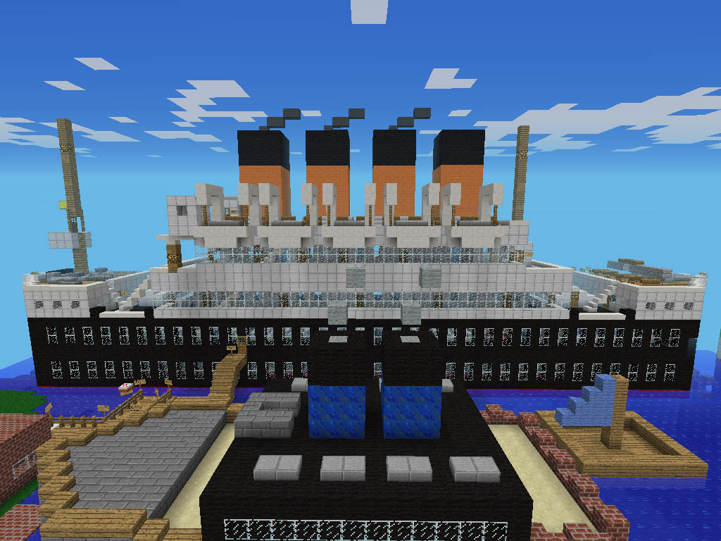 Minecraft Titanic Inside